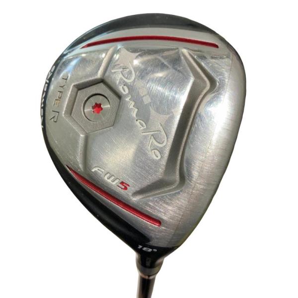 中古　Cランク　ＲｏｍａＲｏ　ＲｏｍａＲｏ　ＲｏｍａＲｏ　Ｒａｙ　ＴＹＰＥ　Ｒ　シルバー（２０１７）　５Ｗ　フェアウェイウッド　純正特注シャフト 　フレックスＳ ロフト角:18.00