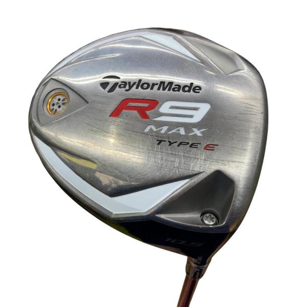 中古　Cランク　テーラーメイド　Ｒ９　Ｒ９　ＭＡＸ　ＴＹＰＥ　Ｅ　１０．５°　ドライバー　Ｍｏｔｏｒｅ　ＬＩＴＥ　５０（ドライバー） 　フレックスＳ ロフト角:10.50