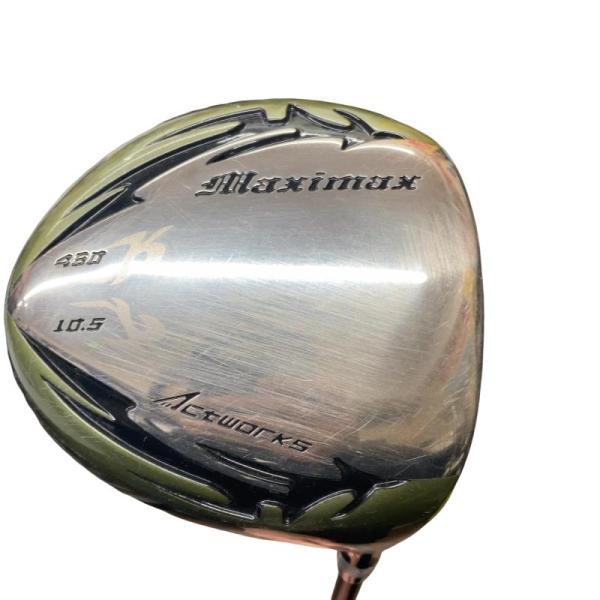 中古　Cランク　ワークスゴルフ　Ａｃｔｗｏｒｋｓ　Ａｃｔｗｏｒｋｓ　ＭＡＸＩＭＡＸ　１０．５°　ドライバー　ＷＯＲＫＴＥＣ　Ｖ−ＳＰＥＣ　α−ＩＩ 　フレックスＳ ロフト角:10.50