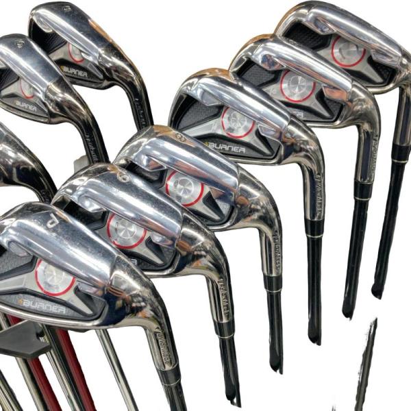 中古　Cランク　テーラーメイド　ＢＵＲＮＥＲ　ＢＵＲＮＥＲ（２００９）　　６Ｓ　ＵＳＡ（実本数：５本セット）　アイアンセット　ＲＥ−ＡＸ　ＳＵＰＥＲＦＡＳＴ　６５（アイアン） 　フレックスＳ ロフト角:24.00