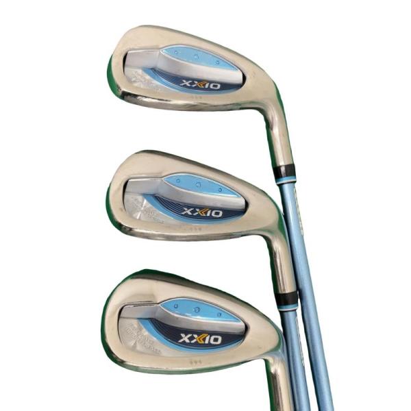 中古　Cランク　ダンロップ　ＸＸＩＯ　ＸＸＩＯ（２０２４）　５Ｓ　レディース（実本数：３本セット）　アイアンセット　ＸＸＩＯ　ＭＰ１３００Ｌ（ＩＲ） 　フレックスＬ ロフト角:30.00