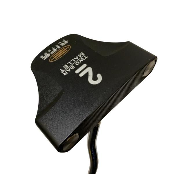 中古　Dランク　ＲＩＦＥ　ＴＷＯ　ＢＡＲ　ＴＷＯ　ＢＡＲ　Ｍａｌｌｅｔ　ベントシャフト　３４インチ　パター　スチール 　フレックスその他 ロフト角:3.00