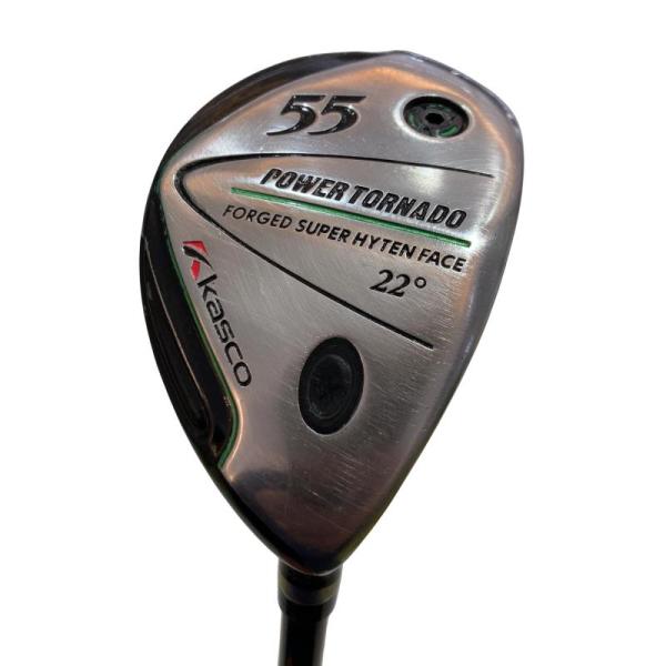 中古　Cランク　キャスコ　ＰＯＷＥＲ　ＴＯＲＮＡＤＯ　ＰＯＷＥＲ　ＴＯＲＮＡＤＯ　７（ＴＹＰＥ−Ｕ）　５５　ユーティリティ　ＥＬＡＳＴＥＲ　Ｕ４６００ 　フレックスＳ ロフト角:22.00