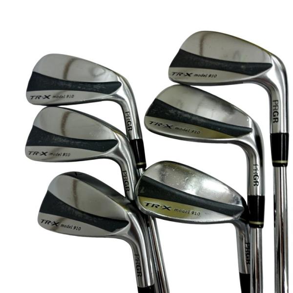 中古　Cランク　プロギア　ＴＲ　ＴＲ　９１０　ＦＯＲＧＥＤ　６Ｓ（実本数：６本セット）　アイアンセット　Ｓｐｅｃ　Ｓｔｅｅｌ　ＩＩ 　フレックスＳＲ ロフト角:26.00