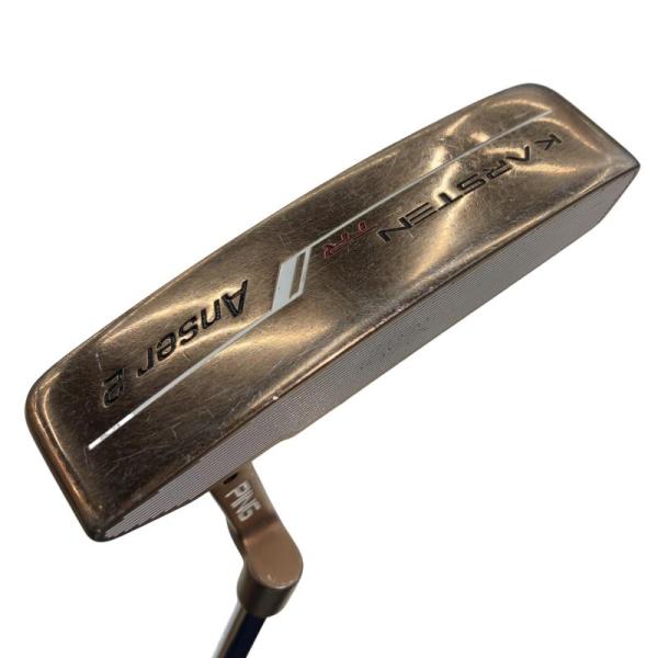 中古　Dランク　ピン　ＫＡＲＳＴＥＮ　ＴＲ　ＫＡＲＳＴＥＮ　ＴＲ　Ａｎｓｅｒ　２（長さ調整機能付き）　パター　スチール 　フレックスその他 ロフト角:0.00
