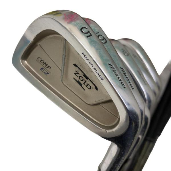 中古　Cランク　ミズノ　Ｔ−ＺＯＩＤ　Ｔ−ＺＯＩＤ　ＣＯＭＰ　ＥＺ　１０Ｓ（実本数：８本セット）　アイアンセット　Ｔ−ＺＯＩＤ　ＷＦ　ＬＩＧＨＴ 　フレックスＲ ロフト角:26.00