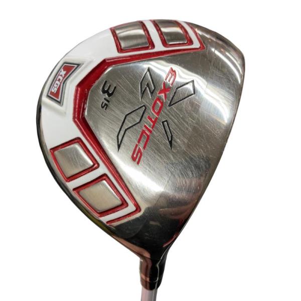 中古　Cランク　ツアーエッジ　ＥＸＯＴＩＣＳ　ＥＸＯＴＩＣＳ　ＸＣＧ−５　３Ｗ　フェアウェイウッド　ｂｌｕｒ　ＥＸＯＴＩＣＳ　６５ 　フレックスＳ ロフト角:15.00