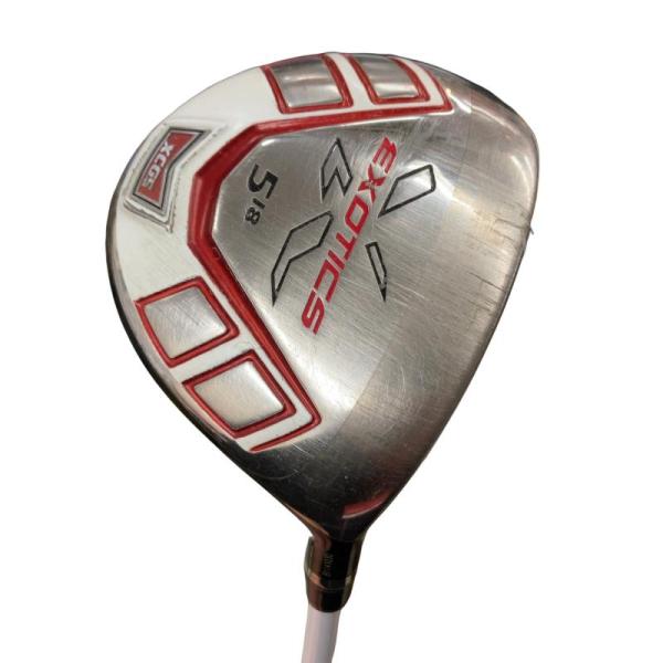 中古　Cランク　ツアーエッジ　ＥＸＯＴＩＣＳ　ＥＸＯＴＩＣＳ　ＸＣＧ−５　５Ｗ　フェアウェイウッド　ｂｌｕｒ　ＥＸＯＴＩＣＳ　６５ 　フレックスＳ ロフト角:18.00