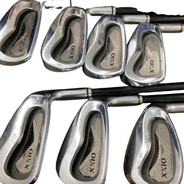 中古　Dランク　ダンロップ　ＸＸＩＯ　ＸＸＩＯ　ＦＯＲＧＥＤ　　８Ｓ（実本数：７本セット）　アイアンセット　ＸＸＩＯ　ＭＸ１０００ 　フレックスＲ ロフト角:26.00