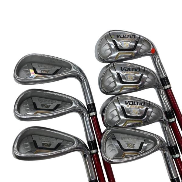 中古　Cランク　カタナゴルフ　ＶＯＬＴｉＯ　ＶＯＬＴｉＯ　ＩＶ　Ｇ　ＳＥＲＩＥＳ（シルバー）　７Ｓ（実本数：７本セット）　アイアンセット　ＶＯＬＴｉＯ　Ｓｐｅｅｄｅｒ　３６０（アイアン） 　フレックスＲ ロフト角:28.00