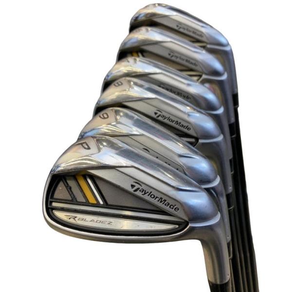 中古　Cランク　テーラーメイド　ＲＯＣＫＥＴ　ＢＬＡＤＥＺ　ＲＯＣＫＥＴ　ＢＬＡＤＥＺ　　６Ｓ（実本数：６本セット）　アイアンセット　ＴＭ７−１１３ 　フレックスＲ ロフト角:23.00