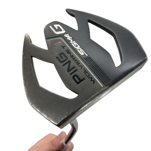 中古　Cランク　ピン　ＳＩＧＭＡ　Ｇ　ＳＩＧＭＡ　Ｇ　ＷＯＬＶＥＲＩＮＥ　Ｔ　ブラック　３３インチ（ＰＰ６２）　パター　スチール 　フレックスその他 ロフト角:3.00