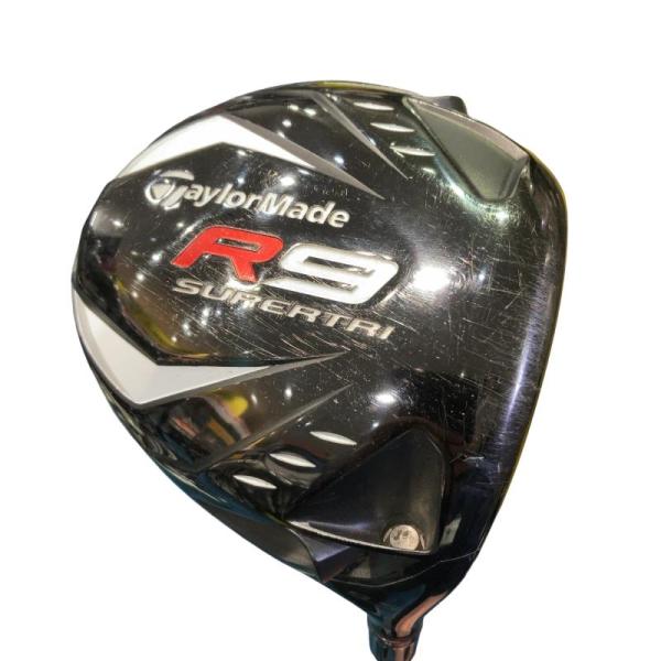 中古　Cランク　テーラーメイド　Ｒ９　Ｒ９　ＳＵＰＥＲ　ＴＲＩ　　９．５°　ドライバー　ＦＵＢＵＫＩ　α　６０ 　フレックスＳ ロフト角:9.50