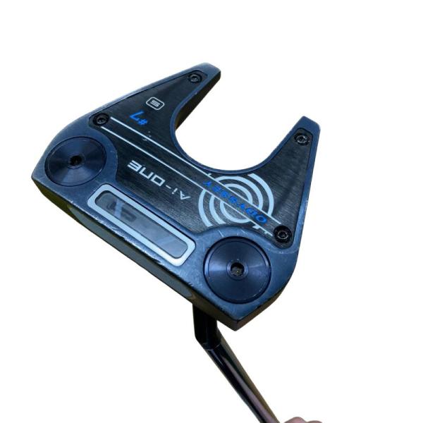 中古　Cランク　オデッセイ　Ａｉ−ＯＮＥ　Ａｉ−ＯＮＥ　＃７　Ｓ　３４インチ　レフティ　パター　ＳＴＲＯＫＥ　ＬＡＢ　９０　スチール 　フレックスその他 ロフト角:3.00