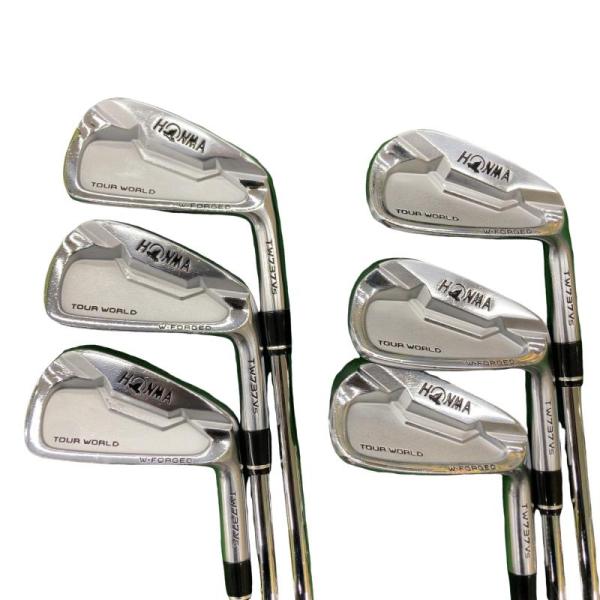 中古　Dランク　本間ゴルフ　ＴＯＵＲ　ＷＯＲＬＤ　ＴＯＵＲ　ＷＯＲＬＤ　ＴＷ７３７Ｖｓ　６Ｓ（実本数：６本セット）　アイアンセット　ＮＳ　ＰＲＯ　ＭＯＤＵＳ３　ＴＯＵＲ１０５ 　フレックスＳ ロフト角:24.00