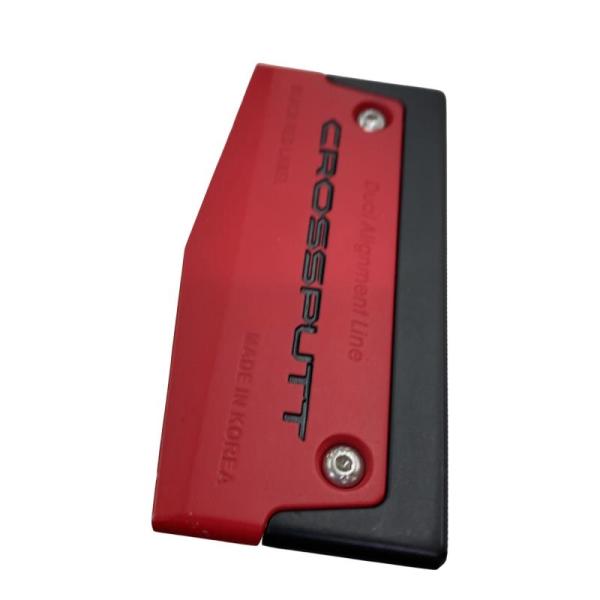 中古　Cランク　ＣＲＯＳＳＰＵＴＴ　ＣＲＯＳＳＰＵＴＴ　ＣＲＯＳＳＰＵＴＴ　ＲＥＤ　ＢＬＡＣＫ　ＬＡＢＥＬ（レッド）　３４インチ　パター　スチール 　フレックスその他 ロフト角:3.00