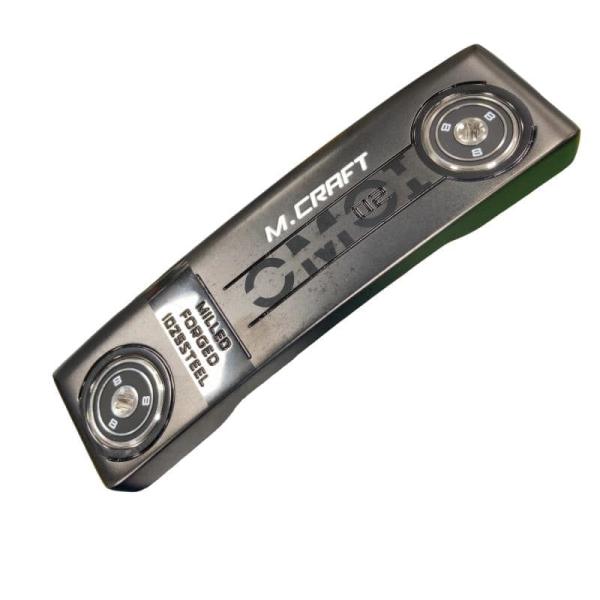 中古　Bランク　ミズノ　Ｍ．ＣＲＡＦＴ　ＯＭＯＩ　Ｍ．ＣＲＡＦＴ　ＯＭＯＩ　０２　ガンメタル　３４インチ　パター　スチール 　フレックスその他 ロフト角:3.00