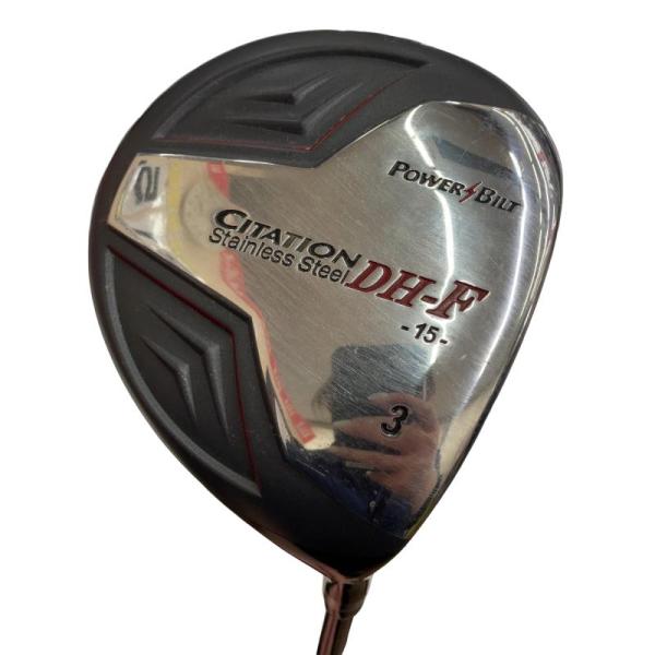 中古　Cランク　パワービルト　ＣＩＴＡＴＩＯＮ　ＣＩＴＡＴＩＯＮ　ＤＨ−Ｆ　　３Ｗ　フェアウェイウッド　オリジナルカーボン 　フレックスＲ ロフト角:15.00