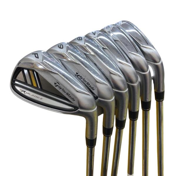 中古　Dランク　テーラーメイド　ＲＯＣＫＥＴ　ＢＬＡＤＥＺ　ＲＯＣＫＥＴ　ＢＬＡＤＥＺ　　６Ｓ（実本数：６本セット）　アイアンセット　ＫＢＳ　Ｃ−ＴＡＰＥＲ　９０ 　フレックスＲ ロフト角:23.00