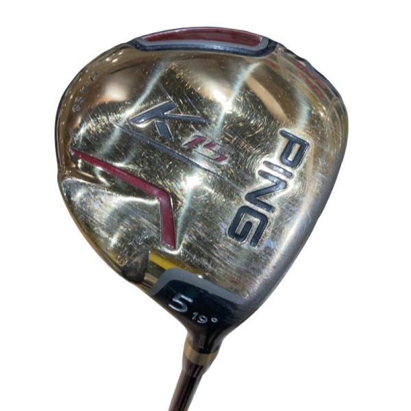 中古　Dランク　ピン　Ｋ１５　Ｋ１５（ゴールド）　５Ｗ　フェアウェイウッド　ＴＦＣ　５３０Ｆ 　フレックスＲ ロフト角:19.00