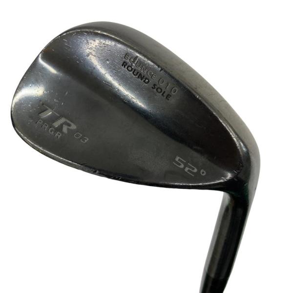 中古　Cランク　プロギア　ＴＲ　ＴＲ　０３ウェッジ　５２°（黒染め）　ウェッジ　ＴＲ　Ｗｅｄｇｅシャフト 　フレックスＵＮＩ ロフト角:52.00