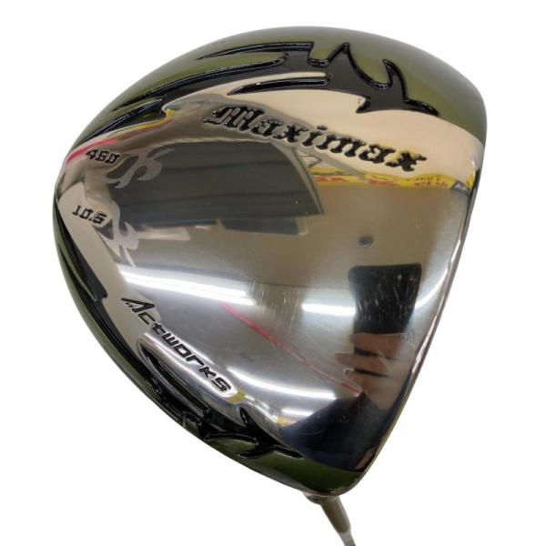 中古　Cランク　ワークスゴルフ　Ａｃｔｗｏｒｋｓ　Ａｃｔｗｏｒｋｓ　ＭＡＸＩＭＡＸ　１０．５°　ドライバー　ＷＯＲＫＴＥＣ　Ｖ−ＳＰＥＣ　α−ＩＩＩ 　フレックスＳ ロフト角:10.50