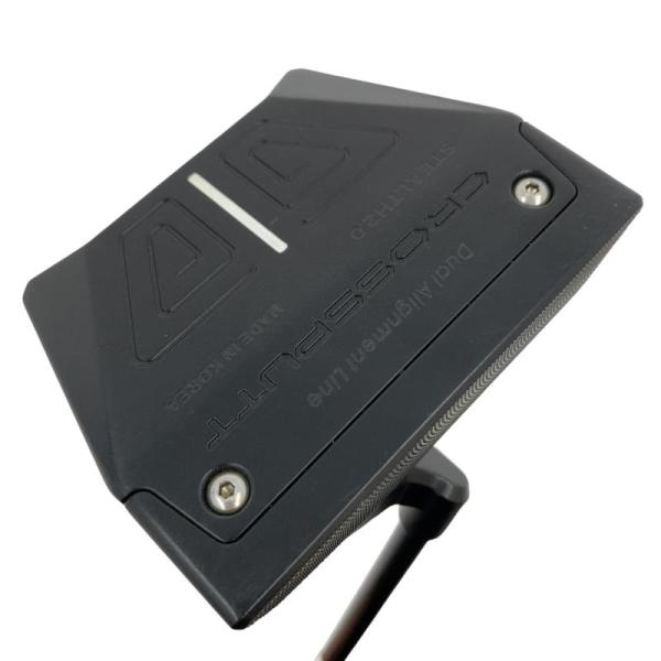 中古　Cランク　ＣＲＯＳＳＰＵＴＴ　ＣＲＯＳＳＰＵＴＴ　ＣＲＯＳＳＰＵＴＴ　ＳＴＥＡＬＴＨ２．０（ブラック）　３４インチ　パター　スチール 　フレックスその他 ロフト角:3.00