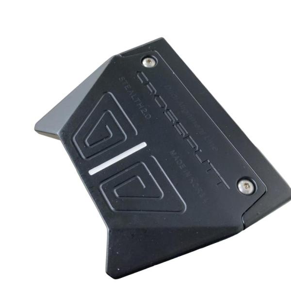 中古　Cランク　ＣＲＯＳＳＰＵＴＴ　ＣＲＯＳＳＰＵＴＴ　ＣＲＯＳＳＰＵＴＴ　ＳＴＥＡＬＴＨ２．０（ブラック）　３３インチ　パター　スチール 　フレックスその他 ロフト角:3.00