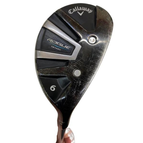 中古　Dランク　キャロウェイ　ＲＯＧＵＥ　ＲＯＧＵＥ　ＳＴＡＲ　Ｕ６　ユーティリティ　ＦＵＢＵＫＩ　ｆｏｒ　ＣＷ　５０（ユーティリティ） 　フレックスＲ ロフト角:26.00