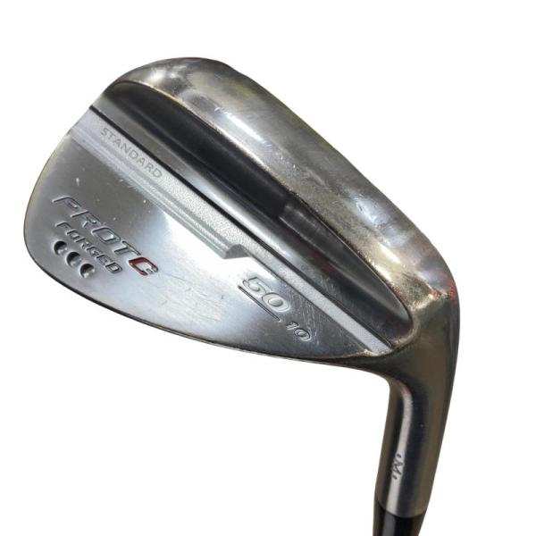 中古　Cランク　ＰＲＯＴＯ−ＣＯＮＣＥＰＴ　ＰＲＯＴＯ−ＣＯＮＣＥＰＴ　ＰＲＯＴＯ−ＣＯＮＣＥＰＴ　ＦＯＲＧＥＤ　ＷＥＤＧＥ（メッキ）　５０°／１０°　ウェッジ　純正特注シャフト 　フレックスその他 ロフト角:50.00