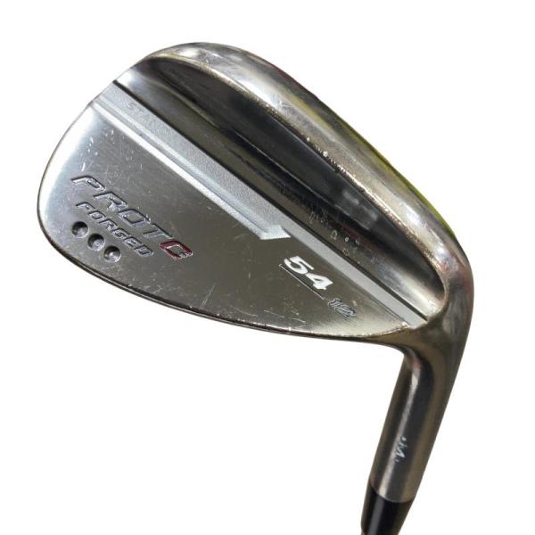 中古　Cランク　ＰＲＯＴＯ−ＣＯＮＣＥＰＴ　ＰＲＯＴＯ−ＣＯＮＣＥＰＴ　ＰＲＯＴＯ−ＣＯＮＣＥＰＴ　ＦＯＲＧＥＤ　ＷＥＤＧＥ（メッキ）　５４°／１２°　ウェッジ　純正特注シャフト 　フレックスその他 ロフト角:54.00
