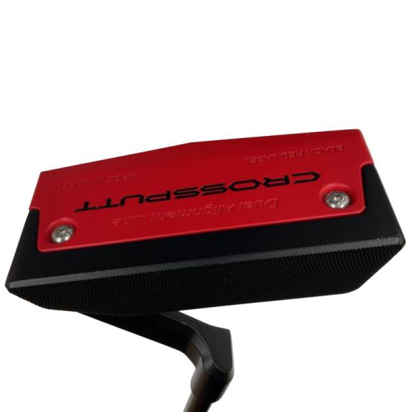 中古　Cランク　ＣＲＯＳＳＰＵＴＴ　ＣＲＯＳＳＰＵＴＴ　ＣＲＯＳＳＰＵＴＴ　ＲＥＤ　ＢＬＡＣＫ　ＬＡＢＥＬ（レッド）　３４インチ　パター　スチール 　フレックスその他 ロフト角:3.00
