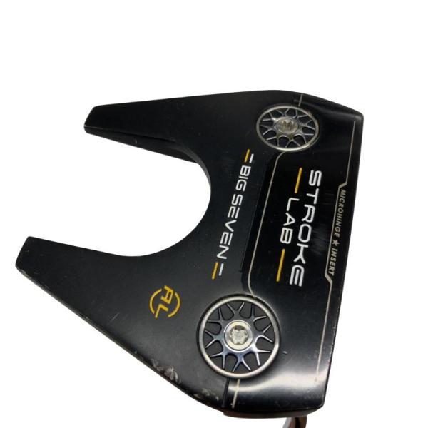中古　Cランク　オデッセイ　ＳＴＲＯＫＥ　ＬＡＢ　ＢＬＡＣＫ　ＳＴＲＯＫＥ　ＬＡＢ　ＢＬＡＣＫ　ＢＩＧ　ＳＥＶＥＮ　ＡＲＭＬＯＣＫ　３９インチ　パター　ＳＴＲＯＫＥ　ＬＡＢ　ＢＬＡＣＫ 　フレックスその他 ロフト角:7.00