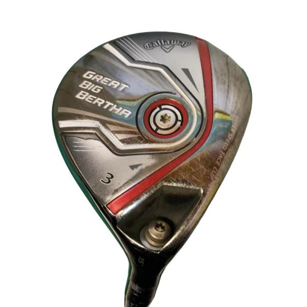 中古　Cランク　キャロウェイ　ＧＲＥＡＴ　ＢＩＧ　ＢＥＲＴＨＡ　ＧＲＥＡＴ　ＢＩＧ　ＢＥＲＴＨＡ（２０１５）　３Ｗ　フェアウェイウッド　ＢＩＧ　ＢＥＲＴＨＡ（２０１５）フェアウェイ 　フレックスＳ ロフト角:15.00