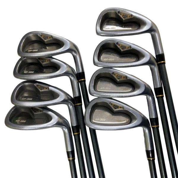 中古　Dランク　本間ゴルフ　Ｔｗｉｎ　Ｍａｒｋｓ　Ｔｗｉｎ　Ｍａｒｋｓ　ＡＰ−３０２　　８Ｓ（実本数：８本セット）　アイアンセット　ＡＣ−７５１ 　フレックスＲ ロフト角:24.00