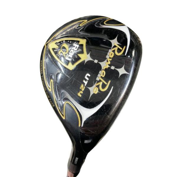 中古　Cランク　ＲｏｍａＲｏ　ＲｏｍａＲｏ　ＲｏｍａＲｏ　Ｒａｙ　α　ゴールド（２０１９）　２４°　ユーティリティ　リシャフト 　フレックスその他 ロフト角:24.00