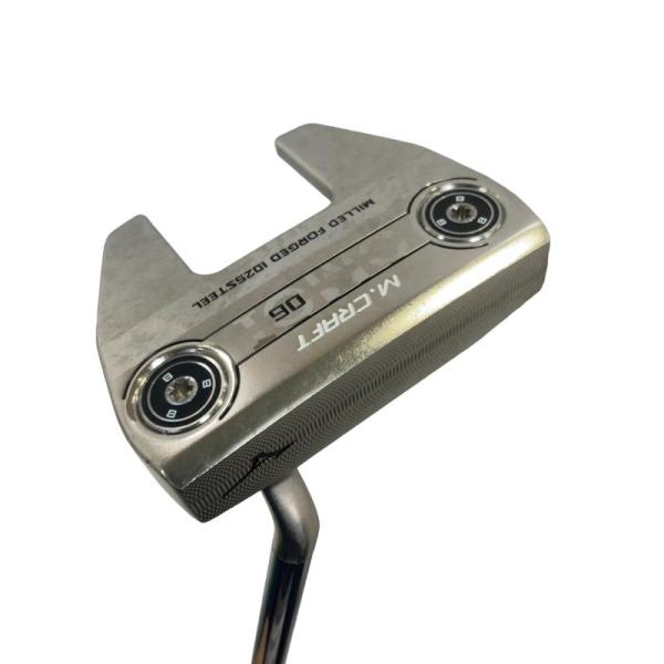 中古　Cランク　ミズノ　Ｍ．ＣＲＡＦＴ　ＯＭＯＩ　Ｍ．ＣＲＡＦＴ　ＯＭＯＩ　０６　ガンメタル　３４インチ　パター　スチール 　フレックスその他 ロフト角:3.00