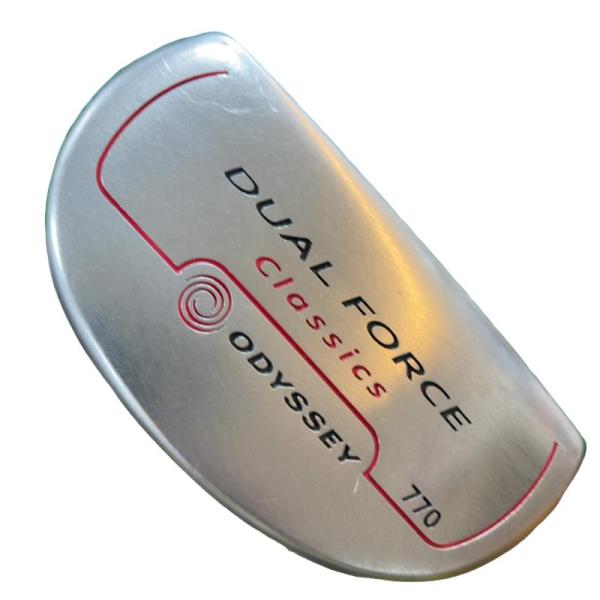 中古　Cランク　オデッセイ　ＤＵＡＬ　ＦＯＲＣＥ　Ｃｌａｓｓｉｃｓ　ＤＵＡＬ　ＦＯＲＣＥ　Ｃｌａｓｓｉｃｓ　７７０　３４インチ　パター　スチール 　フレックスその他 ロフト角:3.00