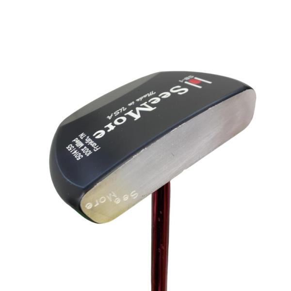 中古　Cランク　Ｓｅｅ　Ｍｏｒｅ　Ｓｅｅ　Ｍｏｒｅ　Ｓｅｅ　Ｍｏｒｅ　ＳＢ−１　ブラック　３３インチ　パター　スチール 　フレックスその他 ロフト角:3.50