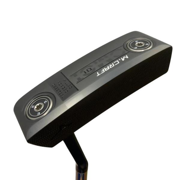中古　Cランク　ミズノ　Ｍ．ＣＲＡＦＴ　ＯＭＯＩ　Ｍ．ＣＲＡＦＴ　ＯＭＯＩ　０１　ダブルニッケル　３４インチ　パター　スチール 　フレックスその他 ロフト角:3.00