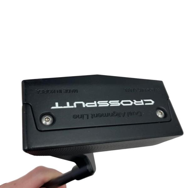 中古　Bランク　ＣＲＯＳＳＰＵＴＴ　ＣＲＯＳＳＰＵＴＴ　ＣＲＯＳＳＰＵＴＴ　ＲＥＤ　ＢＬＡＣＫ　ＬＡＢＥＬ（ブラック）　３４インチ　パター　スチール 　フレックスその他 ロフト角:3.00