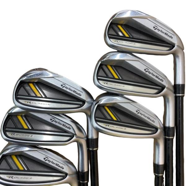 中古　Cランク　テーラーメイド　ＲＯＣＫＥＴ　ＢＬＡＤＥＺ　ＲＯＣＫＥＴ　ＢＬＡＤＥＺ　　６Ｓ（実本数：６本セット）　アイアンセット　ＴＭ７−１１３ 　フレックスＲ ロフト角:23.00