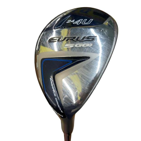 中古　Cランク　ミズノ　ＥＵＲＵＳ　ＥＵＲＵＳ　５ＧＯ　Ｕ４　ユーティリティ　ＥＸＳＡＲ（ＥＵＲＵＳ　５ＧＯ）ユーティリティ 　フレックスＳ ロフト角:24.00