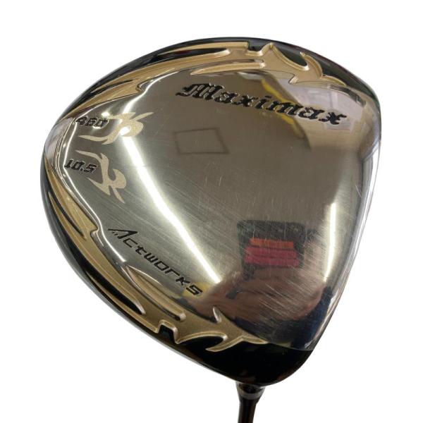 中古　Cランク　ワークスゴルフ　Ａｃｔｗｏｒｋｓ　Ａｃｔｗｏｒｋｓ　ＭＡＸＩＭＡＸ　１０．５°　ドライバー　純正特注シャフト 　フレックスＳＲ ロフト角:10.50