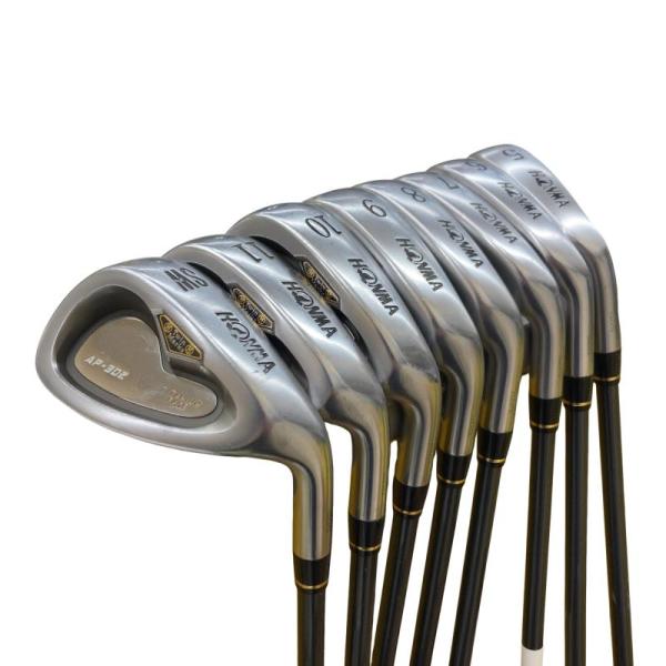 中古　Dランク　本間ゴルフ　Ｔｗｉｎ　Ｍａｒｋｓ　Ｔｗｉｎ　Ｍａｒｋｓ　ＡＰ−３０２　　８Ｓ（実本数：８本セット）　アイアンセット　ＡＣ−７５１ 　フレックスＲ ロフト角:24.00