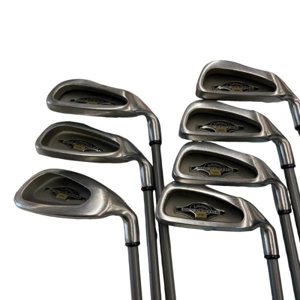 中古　Cランク　キャロウェイ　ＢＩＧ　ＢＥＲＴＨＡ　ＢＩＧ　ＢＥＲＴＨＡ　ＩＲＯＮＳ　　９Ｓ（実本数：７本セット）　アイアンセット　ＳＵＰＥＲ　ＪＶ　１００ 　フレックスＳ ロフト角:26.00
