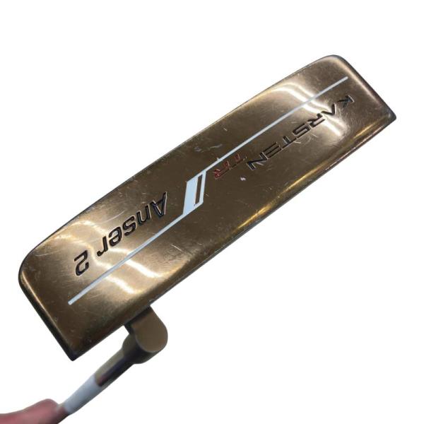 中古　Cランク　ピン　ＫＡＲＳＴＥＮ　ＴＲ　ＫＡＲＳＴＥＮ　ＴＲ　Ａｎｓｅｒ　２（長さ調整機能付き）　パター　スチール 　フレックスその他 ロフト角:0.00