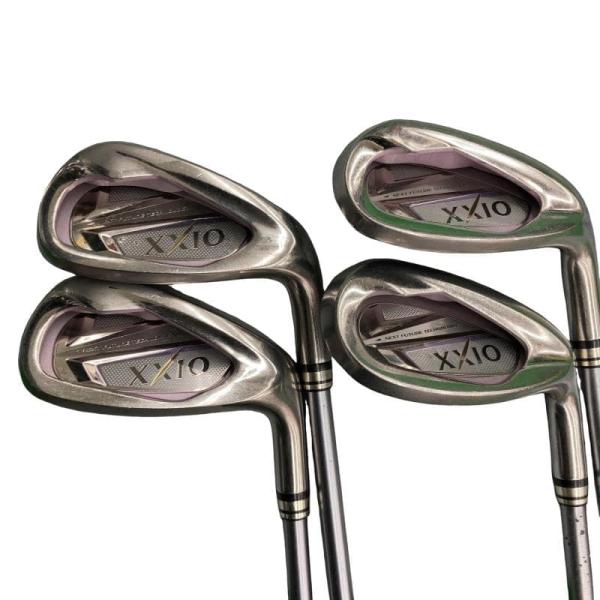 中古　Dランク　ダンロップ　ＸＸＩＯ　ＸＸＩＯ（２０１２）　５Ｓ　（ピンク）　レディース（実本数：４本セット）　アイアンセット　ＸＸＩＯ　ＭＰ７００Ｌ（アイアン）ピンク 　フレックスＬ ロフト角:31.00