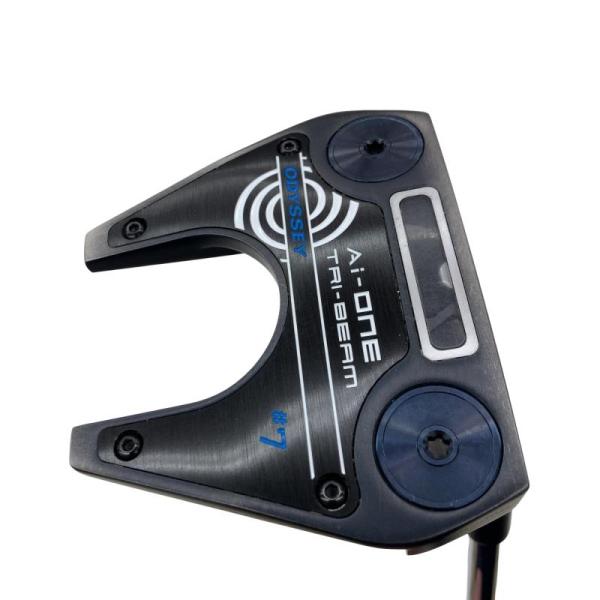 中古　Cランク　オデッセイ　Ａｉ−ＯＮＥ　ＴＲＩ−ＢＥＡＭ　Ａｉ−ＯＮＥ　ＴＲＩ−ＢＥＡＭ　＃７　３４インチ　パター　ＳＴＲＯＫＥ　ＬＡＢ　９０　スチール 　フレックスその他 ロフト角:0.00