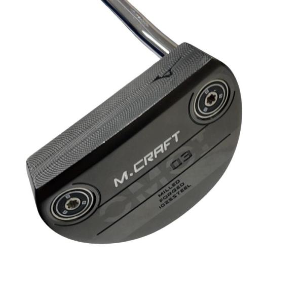 中古　Cランク　ミズノ　Ｍ．ＣＲＡＦＴ　ＯＭＯＩ　Ｍ．ＣＲＡＦＴ　ＯＭＯＩ　０３　ガンメタル　３４インチ　パター　スチール 　フレックスその他 ロフト角:3.00